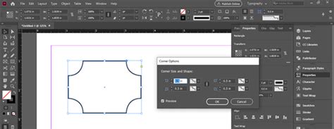 How To Make A Rectangle With Rounded Edges In Indesign Design Talk
