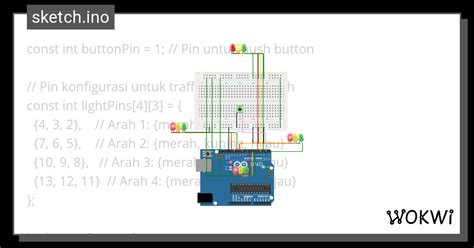 Lampu Wokwi ESP STM Arduino Simulator