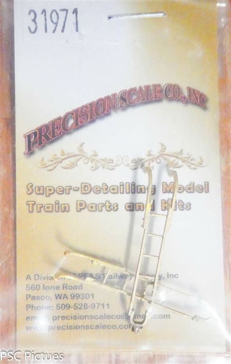 Precision Scale Ho 31971 Ladders Wextension 4 Step Dandrgw Caboose