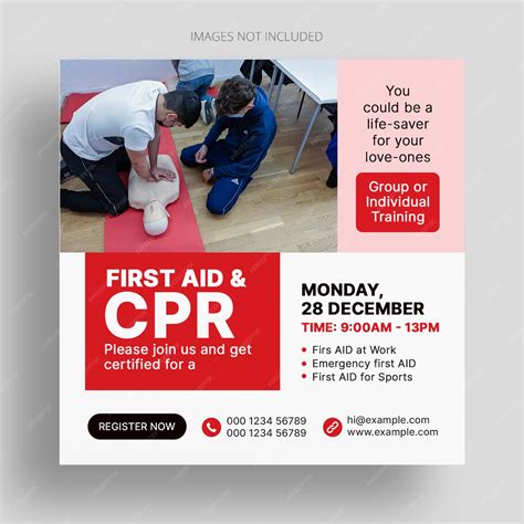 First Aid Training Flyer