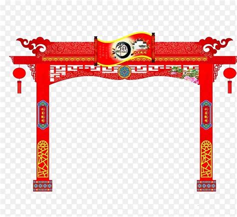 中秋喜庆装饰门PNG图片素材下载 图片编号yglmnved 免抠素材网