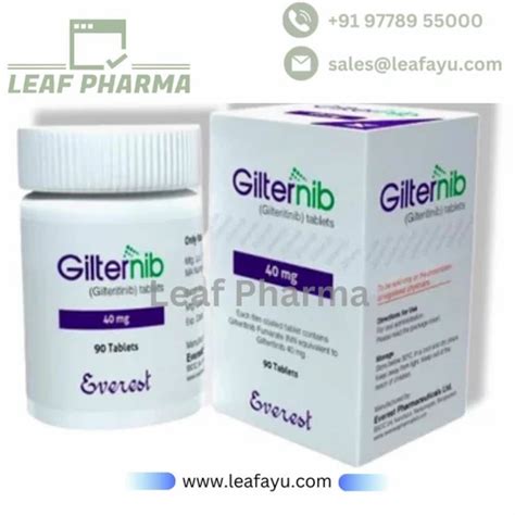 Gilternib Gilteritinib 40mg Tablet At Rs 19995box Pantop In Surat