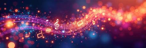 Abstract Musical Score Flowing Notes Fill Frame Continuous Wrapping