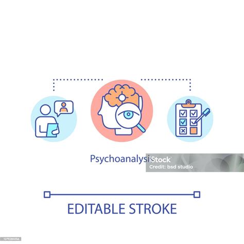 Psychoanalysis Concept Icon Stock Illustration Download Image Now Abstract Advice