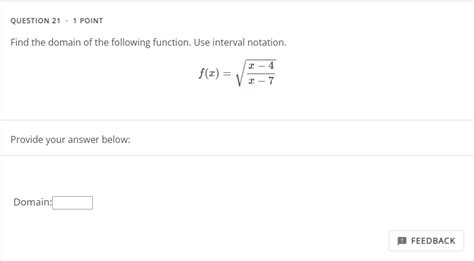 Question 211 ﻿pointfind The Domain Of The Following