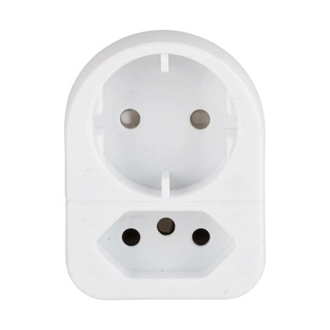 Compact 2 Way Electrical Plug Adaptor Basic Electical