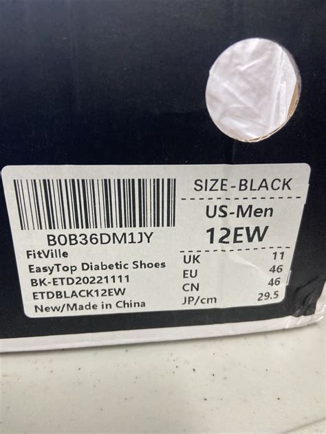 Fitville Mens Diabetic Shoes 12 Extra Wide Orthopedic Slip On Easytop