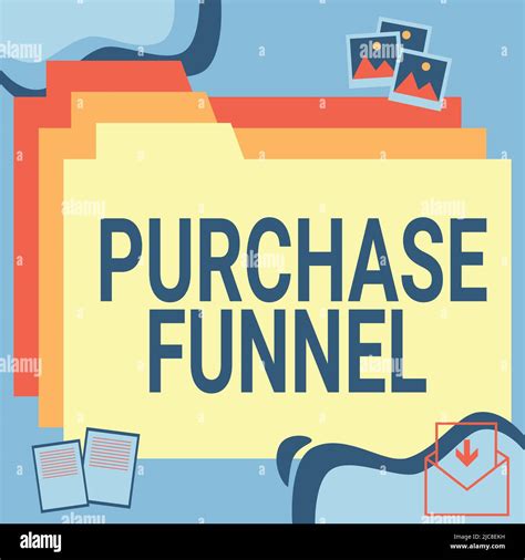 Conceptual Caption Purchase Funnel Business Idea Consumer Model Which
