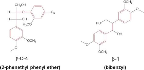 Linkages Between Aromatic Monomers Of Lignin And Lignin Model Compounds