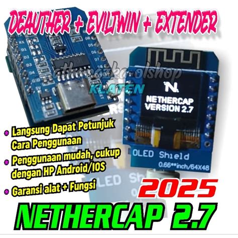 Jual Mini Oled Nethercap 27 Full Versi Bukan Trial Type C Siap Pakai Shopee Indonesia