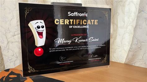 manoj saini on linkedin receiving this award for my hard work fills me