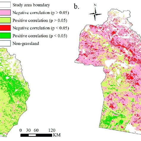The Location And Grassland Types Of The Study Area A The Location
