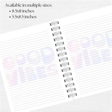 Good Vibes Notebook Positivity Notebook Or Journal Spiral Notebook