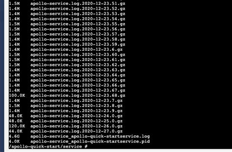 Apollo Quick Start 的日志管理问题 · Issue 3457 · Apolloconfigapollo · Github