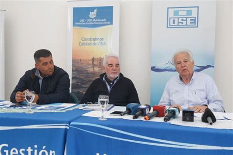 Corte de agua programado será 30 y 31 de octubre en Maldonado y Punta
