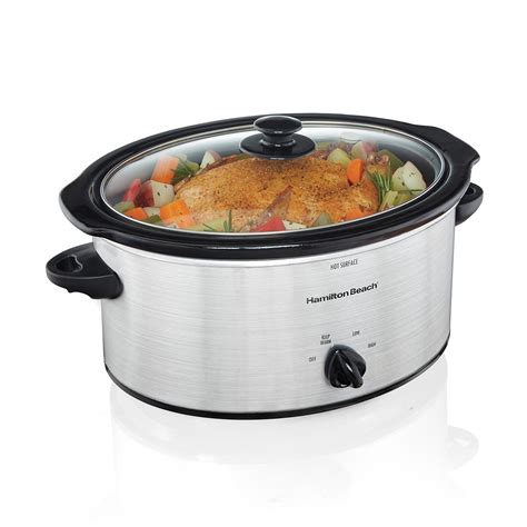 5 Quart Slow Cooker Silver 33156r
