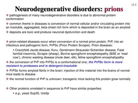Ppt Protein Misfolding Diseases Powerpoint Presentation Free