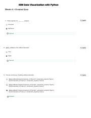 Ibm Data Visualization With Python Week Graded Quiz Pdf Ibm Data