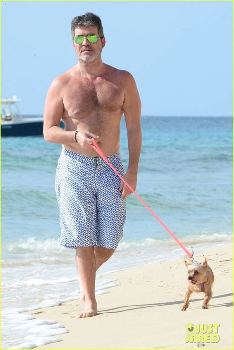 Shirtless Simon Cowell Soaks Up The Sun In Barbados Photo 3833532 Shirtless Simon Cowell
