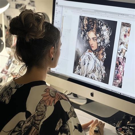 A Digital Artist Using A Selection Tool To Isolate An Area Of Their