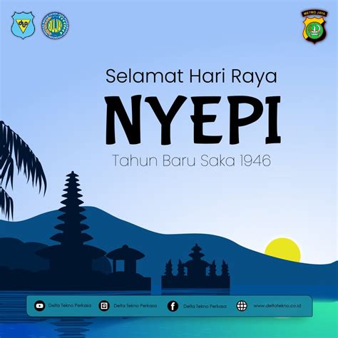 Selamat Hari Raya Nyepi Tahun Baru Saka Menghormati Tradisi Dan Kedamaian Budaya Bali PT