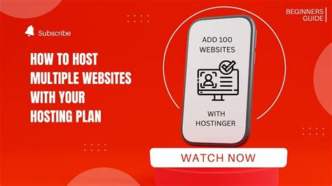 how to host 100 websites in single web hosting on hostinger add