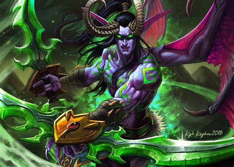 Illidan Stormrage By Kylepunkart On Deviantart
