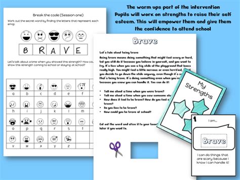 Ebsa Emotionally Based School Avoidance Intervention Teaching Resources