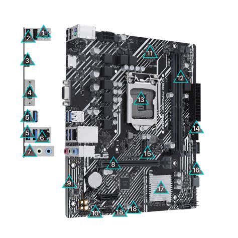 Tarjeta Madre ASUS H510 Intel PRIME H510M K R2 0 Motherboards ASUS