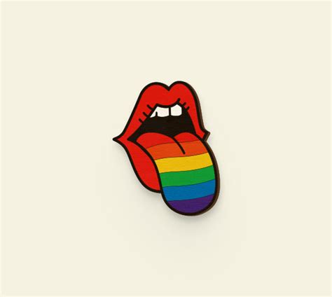 Pride Tongue Pin Say It With A Pin