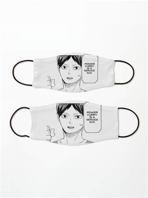 Kageyama Curry Haikyuu Timeskip Manga Cap Mask By Joojlia Redbubble