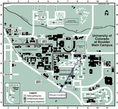 University Of Colorado Denver Cus Map