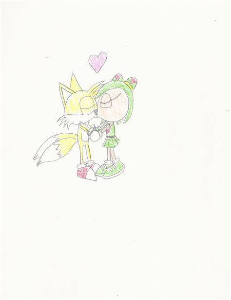 Tails X Cosmo Kiss By Erin Gamer 90 On Deviantart