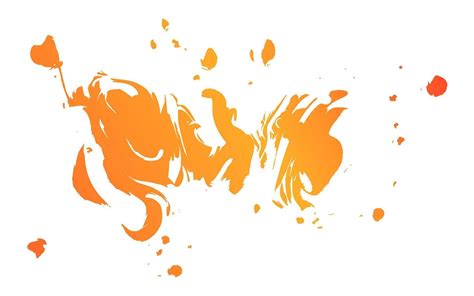 Orange Color Splash Vector Illustration 38992759 Vector Art At Vecteezy