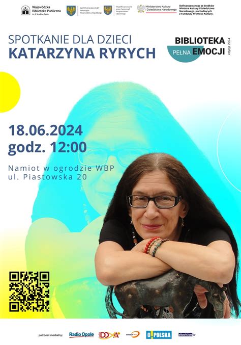 Katarzyna Ryrych spotka się z dziećmi w WBP w Opolu Opowiecie info