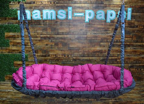 Подвесной диван color Pink — Graphite - mamsi-papsi