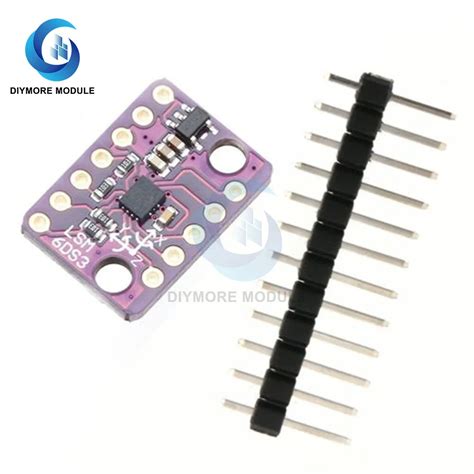 lsm6ds3 3d digital accelerometer gyroscope sensor module spi serial