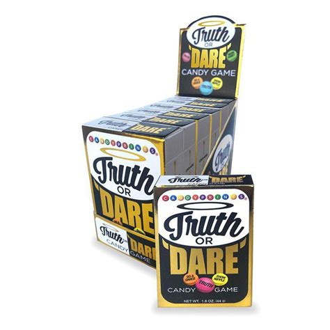 Truth Or Dare Candy Display Of 6 And Safe Sex Kit With Silicone Lubricant Wish