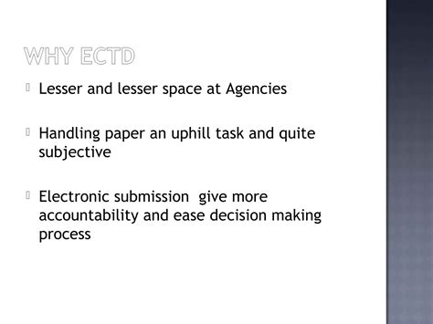 Ectd Ppt