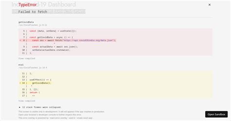 react codesandbox