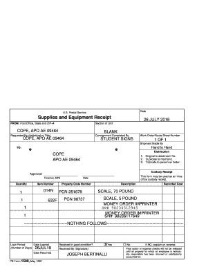 Ps Form Fill Online Printable Fillable Blank Pdffiller