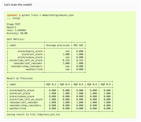 Execute Your First Model Tutorial Is Not Reproduce Able All Metrics Are Zero Issue 364
