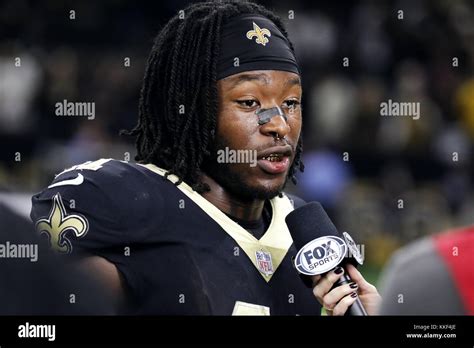 New Orleans USA December New Orleans Saints Running Back Alvin Kamara Is