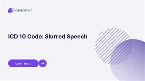 Slurred Speech Icd 10 Cm Codes 2023