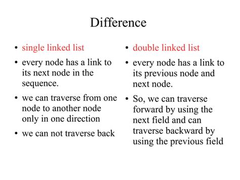 Double Linked List Pdf