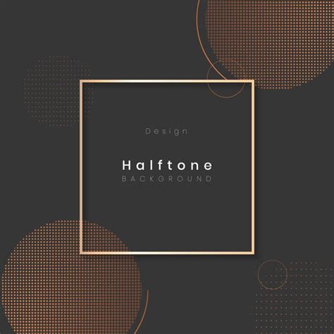 Free Vector Halftone Rectangle Background Frame