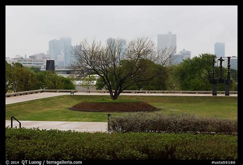 Picture Photo Fort Worth Skyline From Sculpture Garden Of Ammon Carter