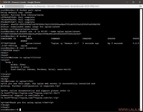 Proxmox Lxc Docker