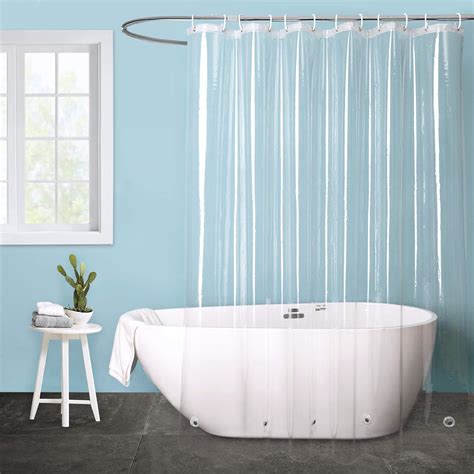 Buy Eurcross Clear Shower Curtain Liner 72 X 78 Inches Long With 5