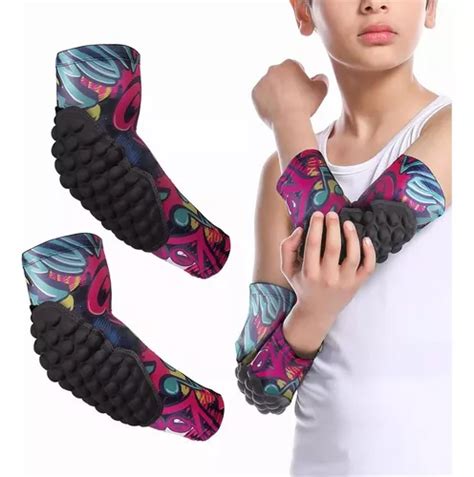 Codera Deportiva Niños Manga Elástica De Compresión Acolchad Color Rosa Talla S Mercadolibre